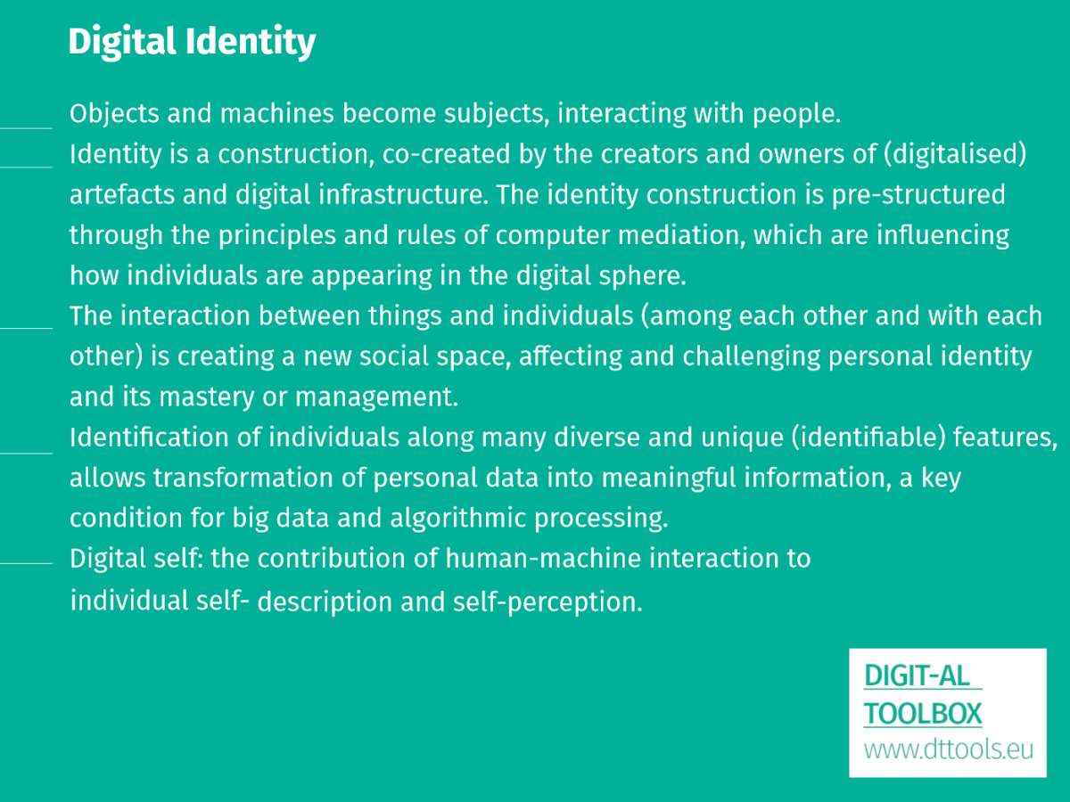 The Digital Self. Impact of Digitalisation on Personal Identity – Civil ...